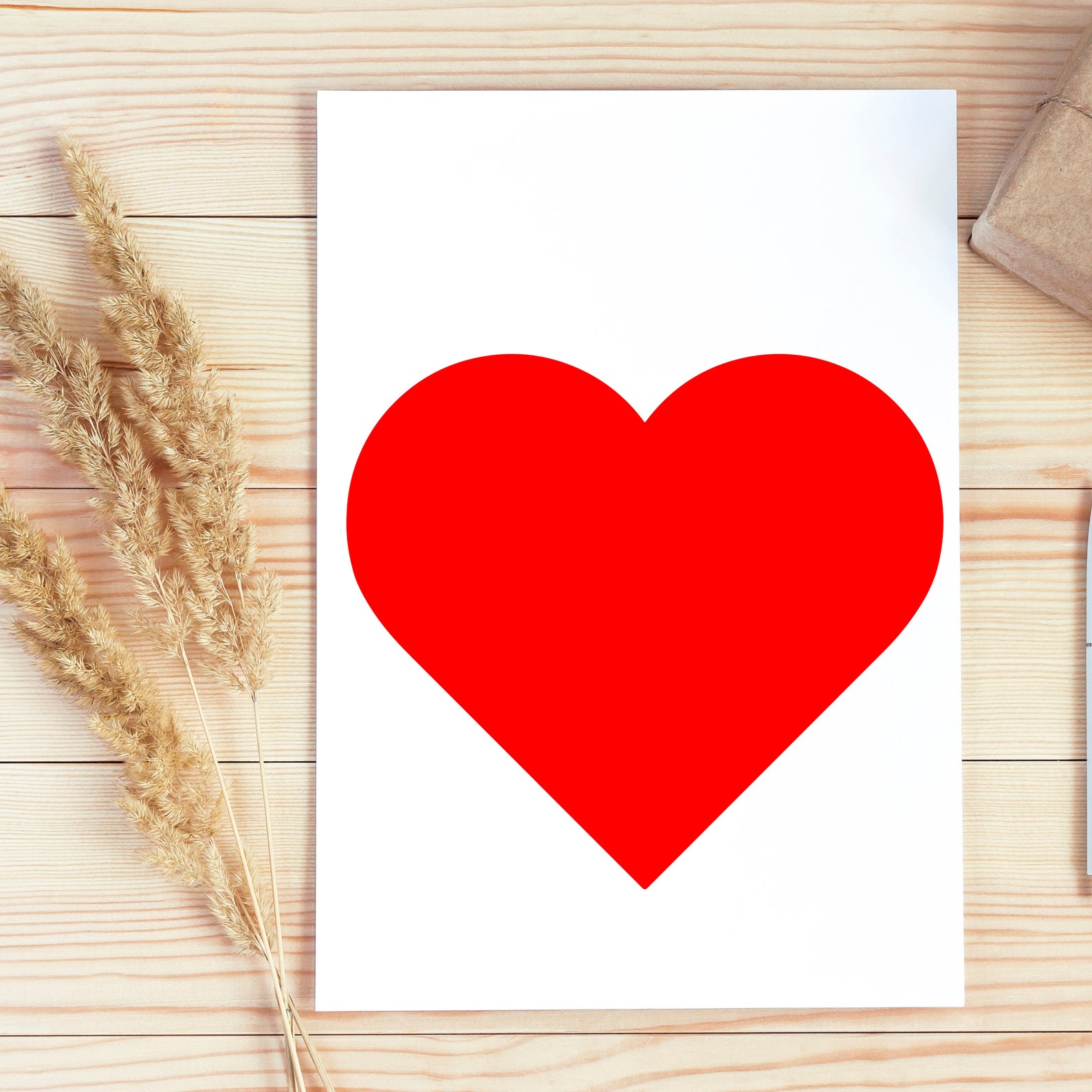 Red Heart SVG, Simple Heart Svg, Heart Png, Sublimation File, Cut File ...