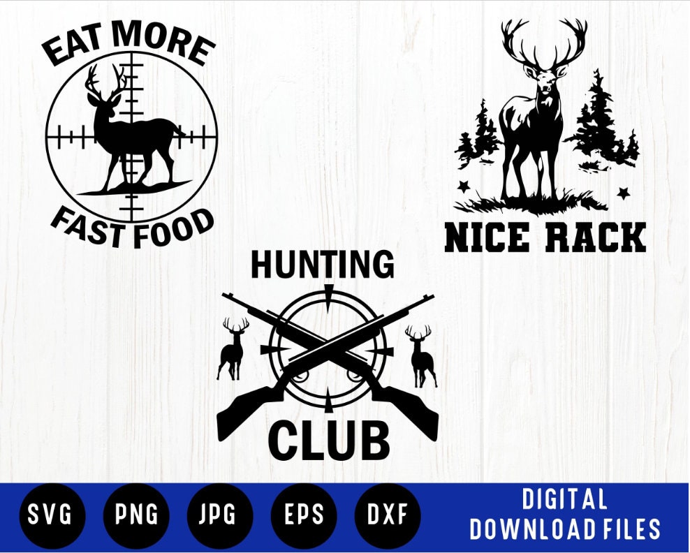 Hunting SVG Bundle, Deer SVG, Hunting Season SVG, Deer Hunting Svg ...