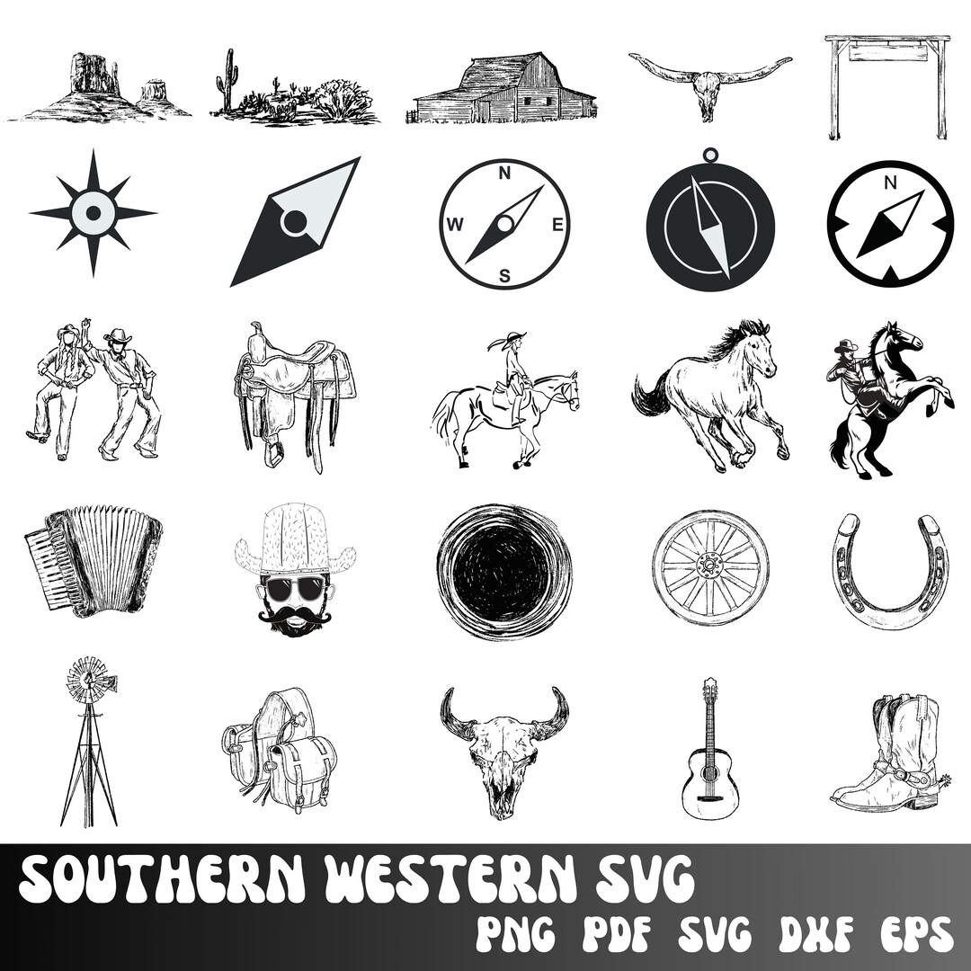 Southern Svg,western Svg,country Svg,cut Files for Cricut, Farm Svg ...