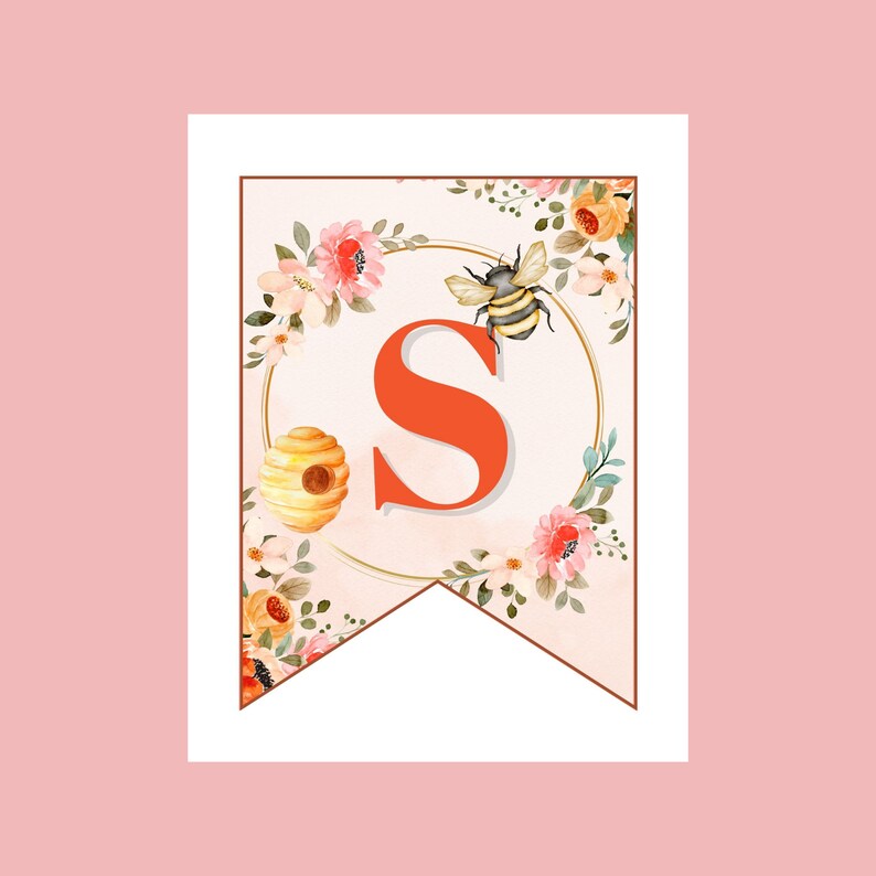 Printable Spring Banner/vintage Girls Printable Banner/feminine ...