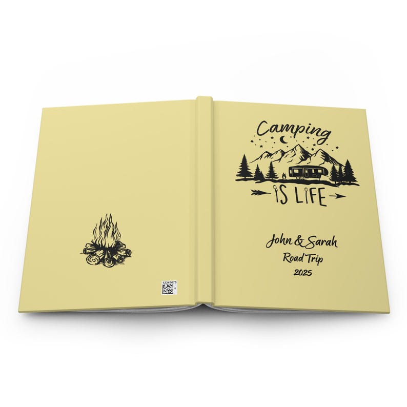 Personalized "camping is Life" Journal Notebook RV Journal Camper Gift ...