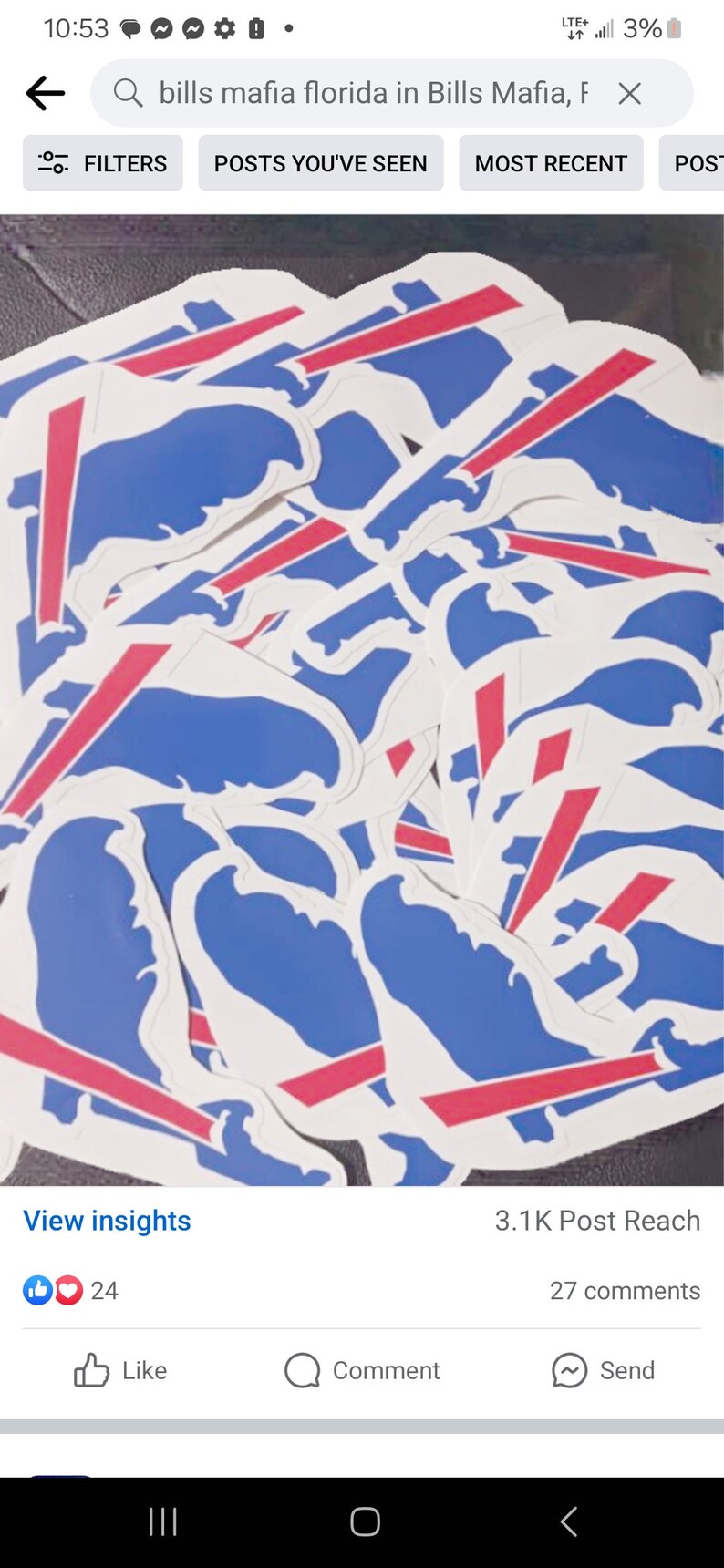 Bills Mafia, Florida Decal - Etsy