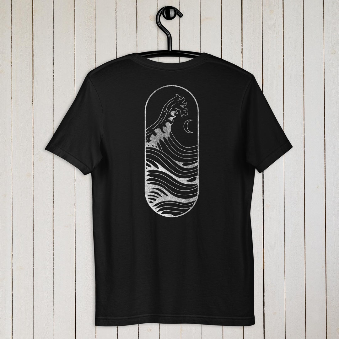 The Great Wave Tee Shirt Unisex Adult Graphic Shirt Famous Art Japanese ...