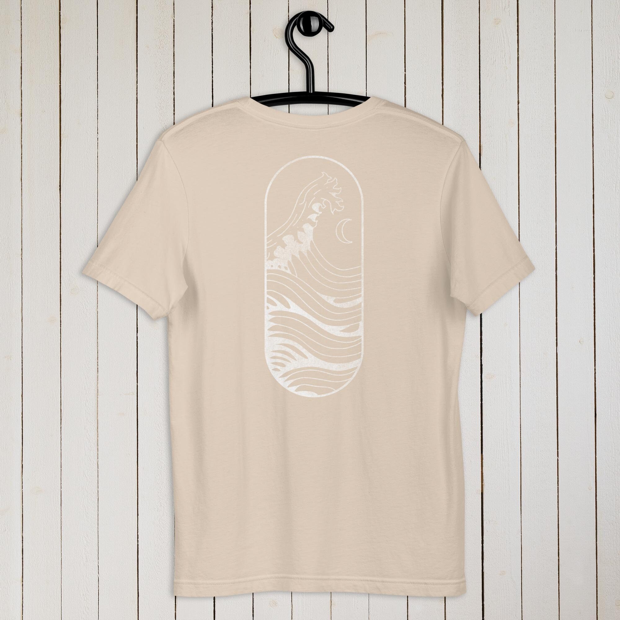 The Great Wave Tee Shirt Unisex Adult Graphic Shirt Famous Art Japanese ...