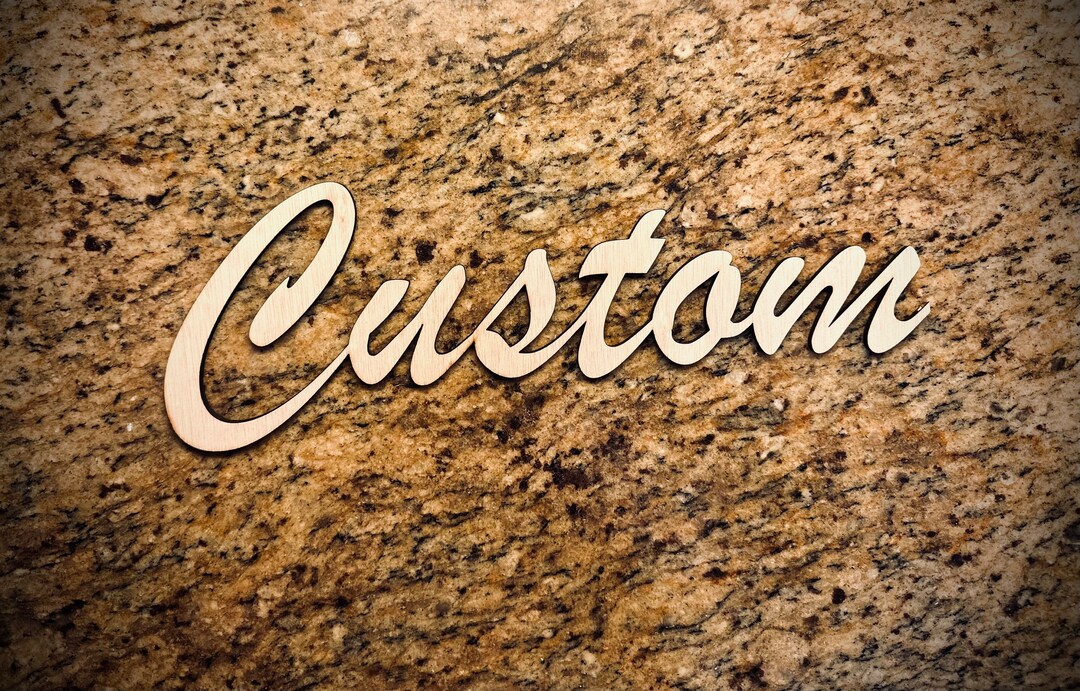 Create Your Signature Space With Custom Name Signs! Sizes From 8" to 55 ...