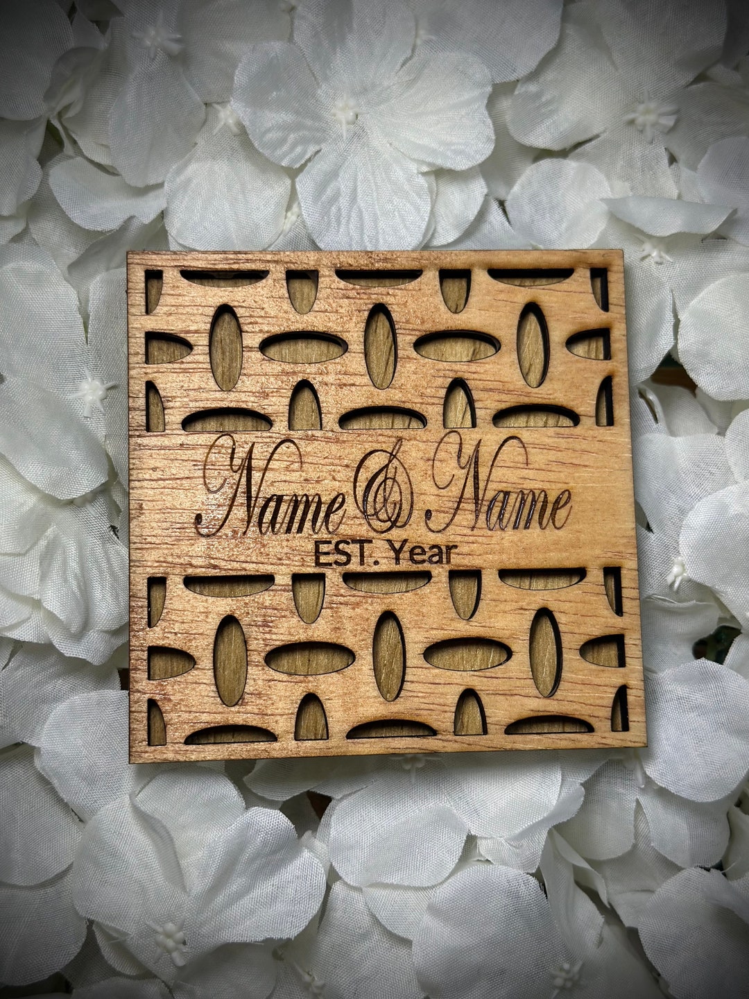 Customized Personalized 2 Layer Coasters: Add Your Name and Special ...