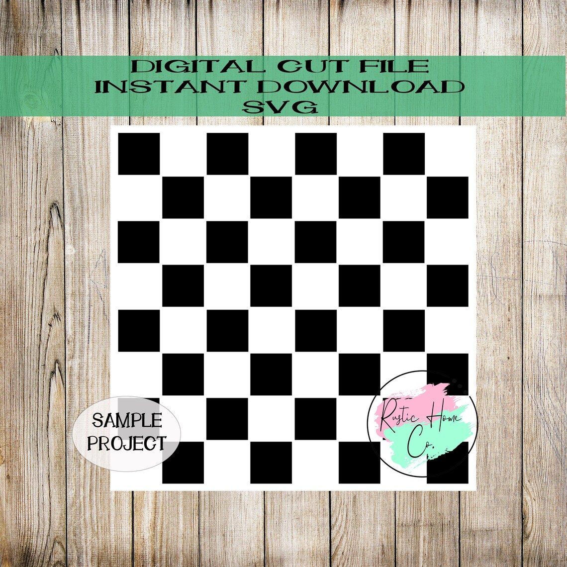 Checkered Print Svg Png Laser Cut Digital File Stencil Pattern - Etsy
