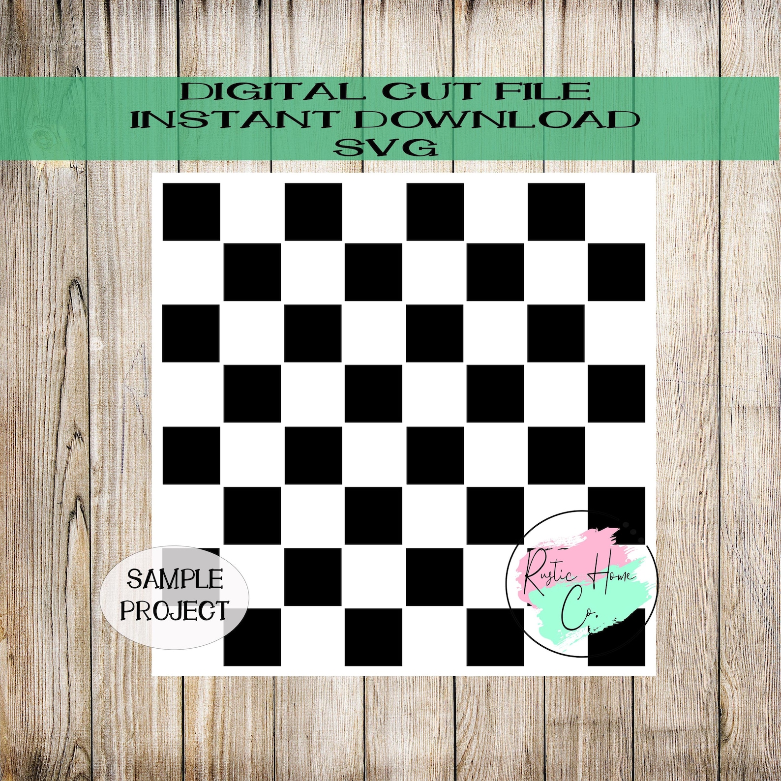 Checkered Print Svg Png Laser Cut Digital File Stencil Pattern - Etsy