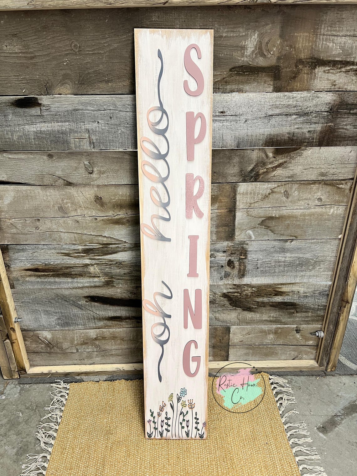 Welcome Spring Porch Sign Svg Front Porch Decor Gift SVG Laser Cut File ...