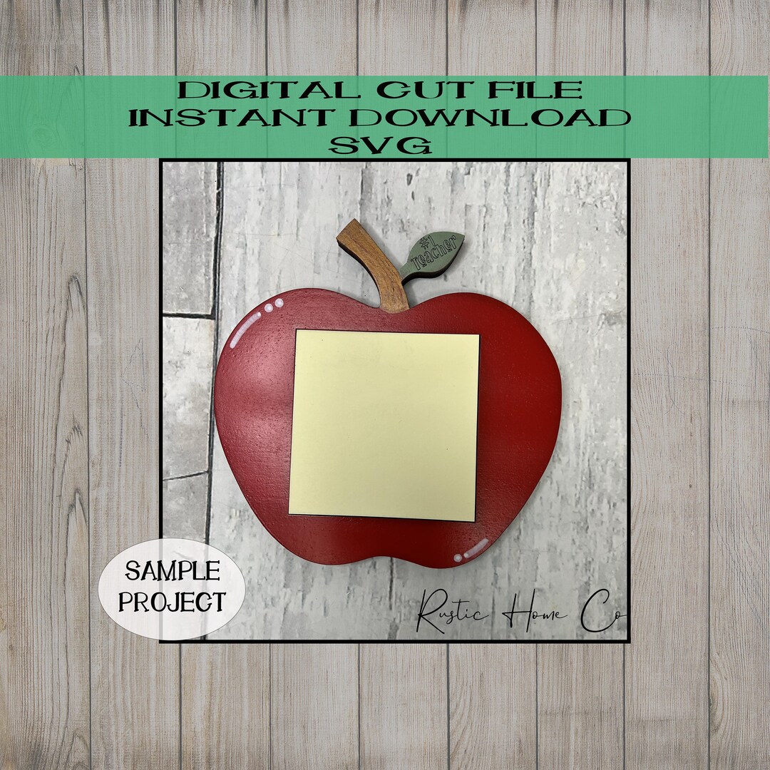Teacher Gift, Teacher Post It Note Holder, Sticky Note, Teacher ...