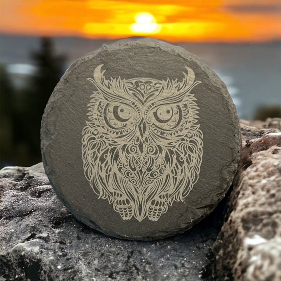 Engraved Slate Coasters - Etsy