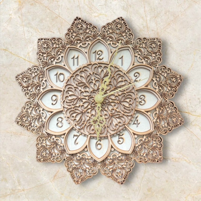 Mandala Clock - Etsy