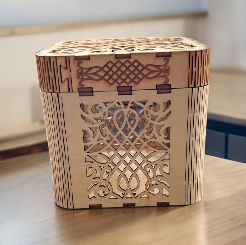 Laser Cut Wooden Box - Etsy