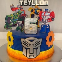 Personalized Bumblebee Transformers Cake Topper - Etsy