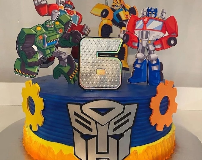 Transformers Cake Topper / Transformers Party / Transformers Decor ...