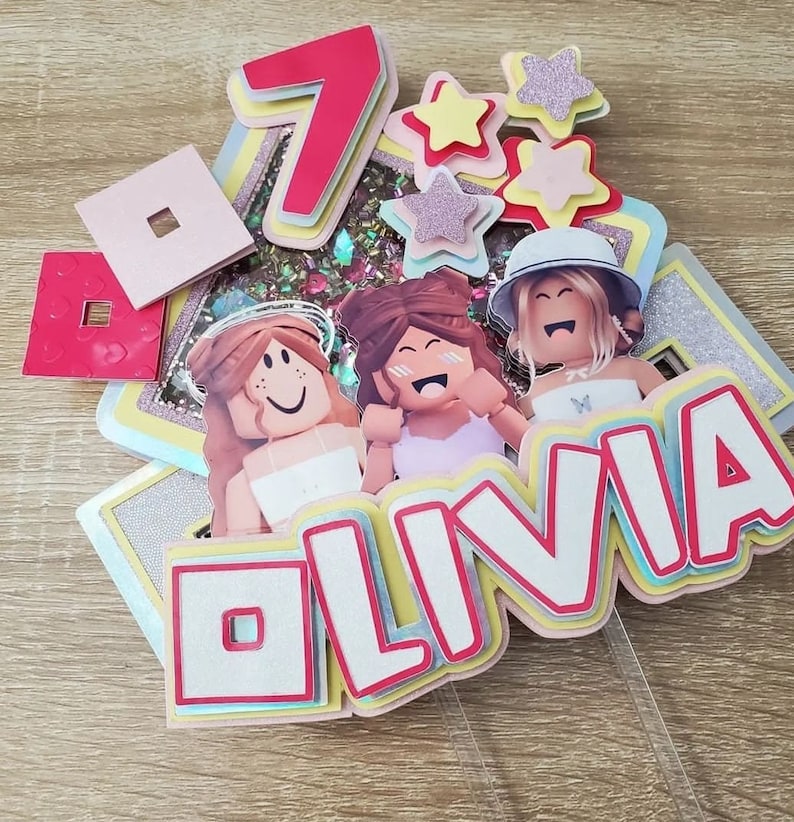 Roblox Cake Topper / Roblox Party / Roblox Decor / Roblox Cake - Etsy