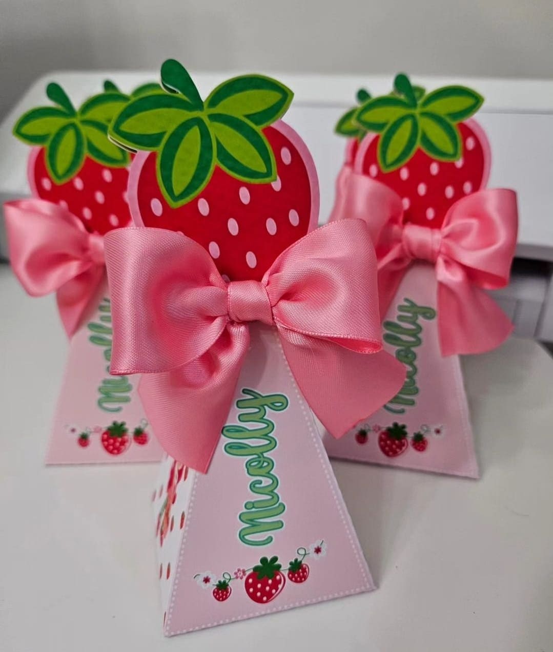 Strawberry Shortcake Favor Box Candy / Strawberry Shortcake Party ...