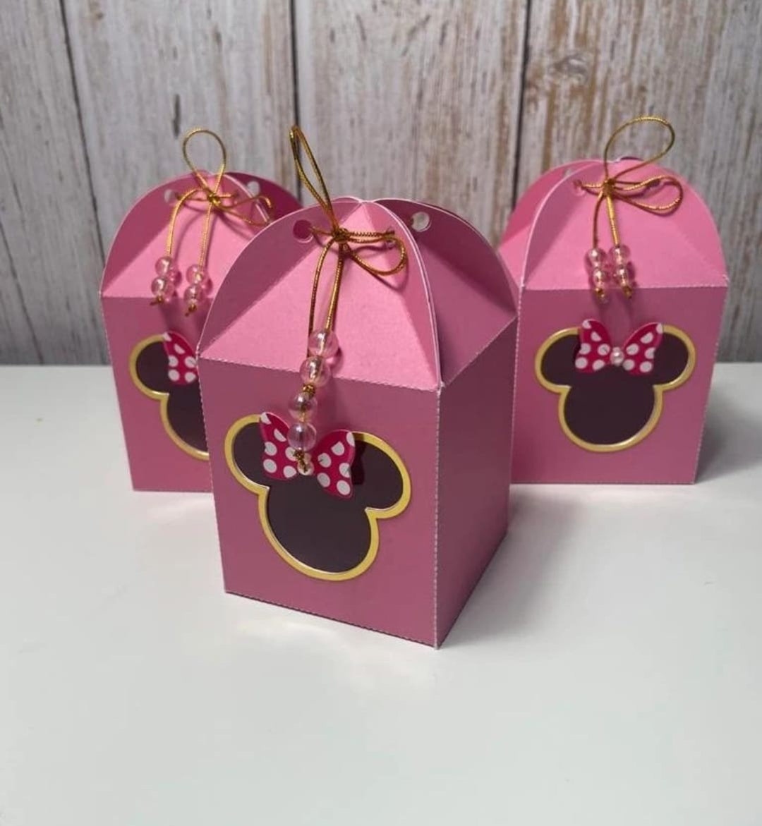 Minnie Favor Box Candy / Minnie Birthday Party / Minnie Party ...