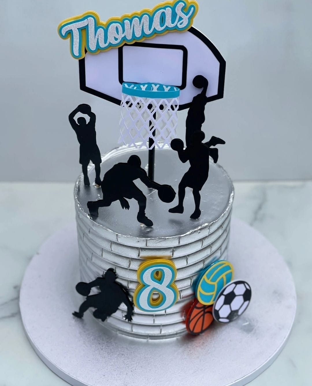 Basketball Cake Topper / Basketballparty / Sports Decor / Basketball ...