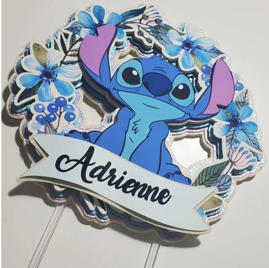 Stitch Cake Topper / Stitch Party / Stitch Decor / Stitch Cake - Etsy