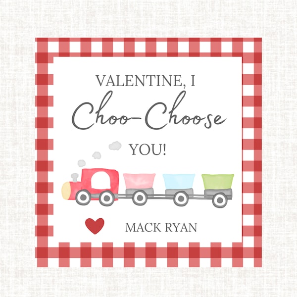 Train Valentine - Etsy