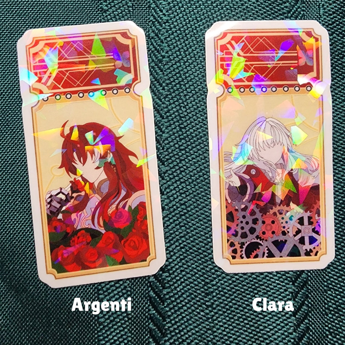 Honkai: Star Rail Stained Glass Holographic Stickers - Etsy