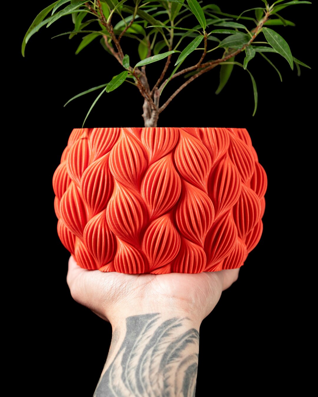 Ripple Planter Pot STL 3D Print File by MODERN MACHINE - Etsy