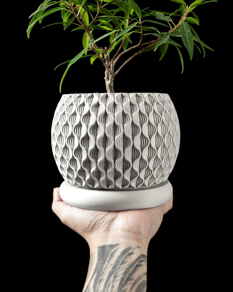 Bloom Planter Pot STL 3D Print File by MODERN MACHINE - Etsy Australia