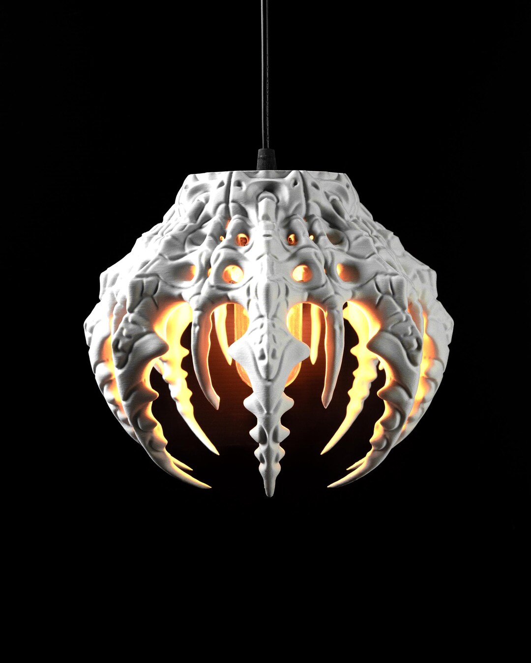 Skeletal Pendant Lamp STL 3D Print File by MODERN MACHINE - Etsy