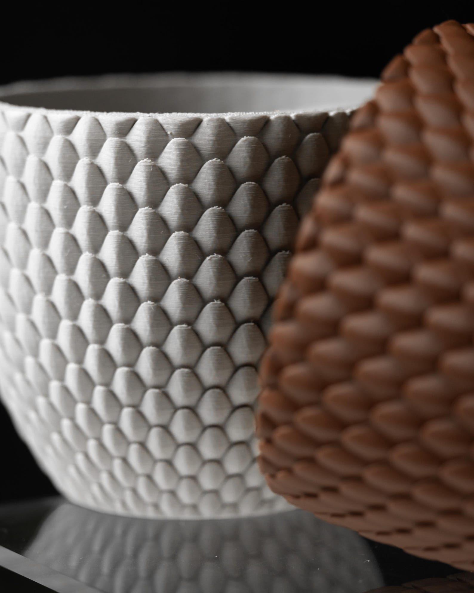 Dragonscale Planter Pot 01 STL 3D Print File by MODERN MACHINE - Etsy