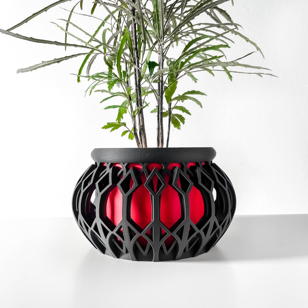 The Vyre Planter Pot & Orchid Pot Hybrid STL 3D Print File, Digital ...