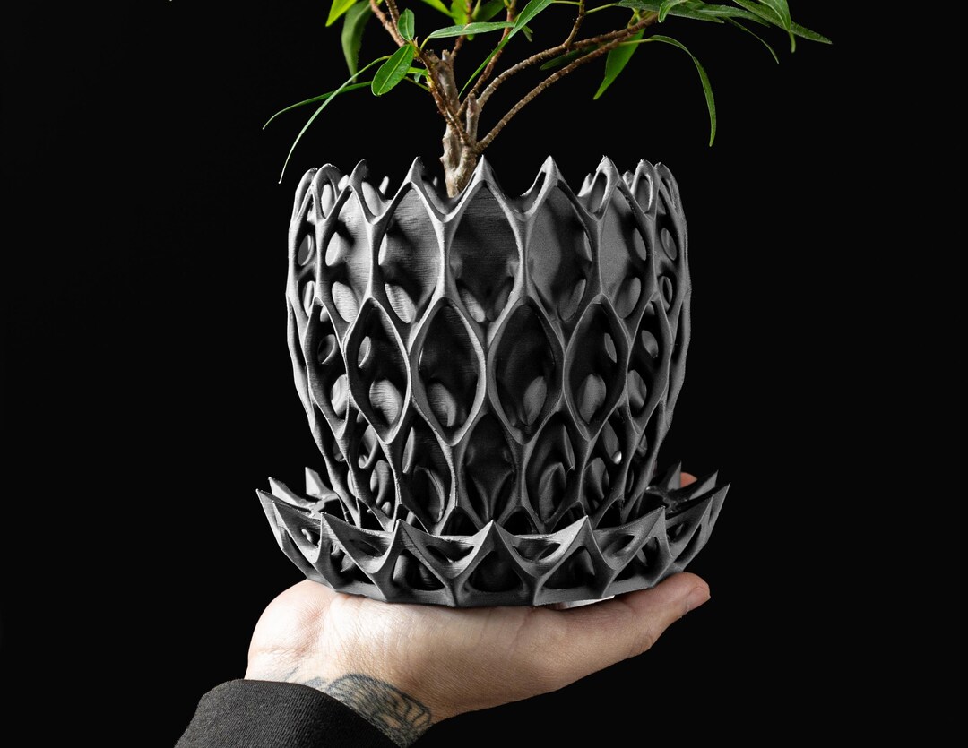 Invader Planter Pot STL 3D Print File by MODERN MACHINE - Etsy