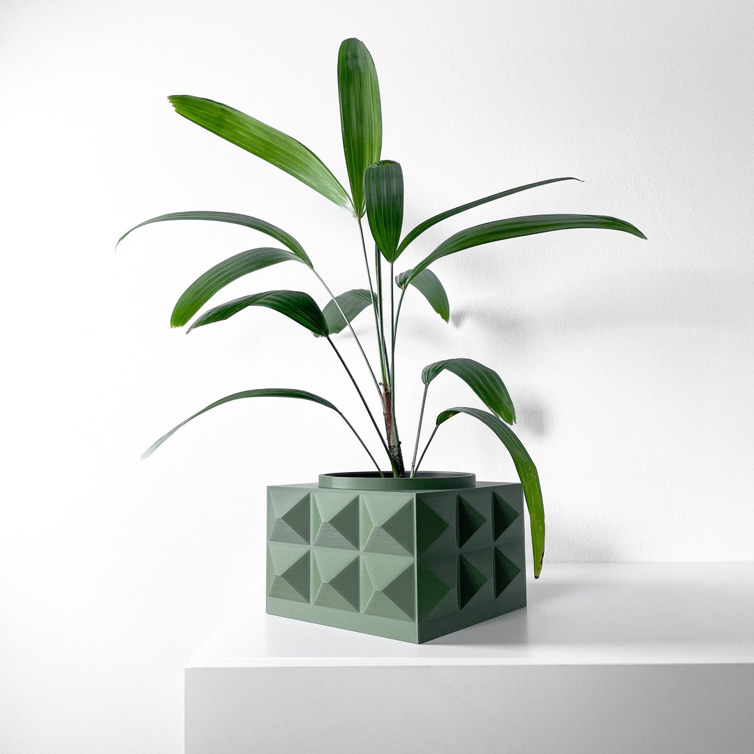 Eldan Geometric Planter Pot STL File: 3D Print Home Decor (digital ...