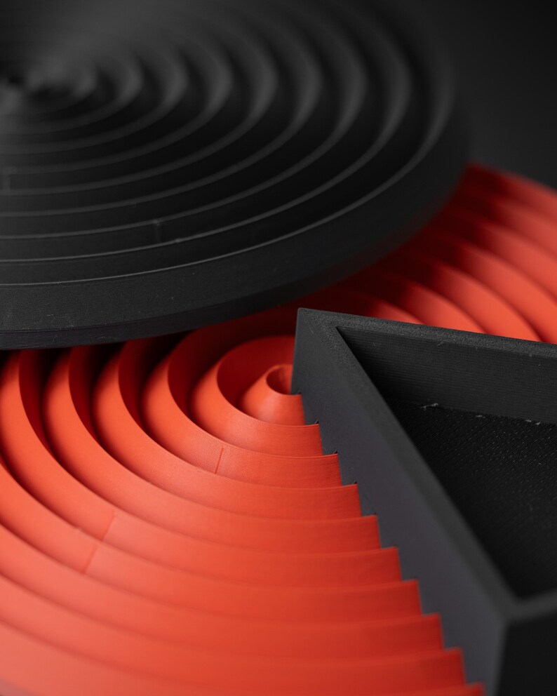 Wave Tray W/container STL 3D Print File by MODERN MACHINE - Etsy
