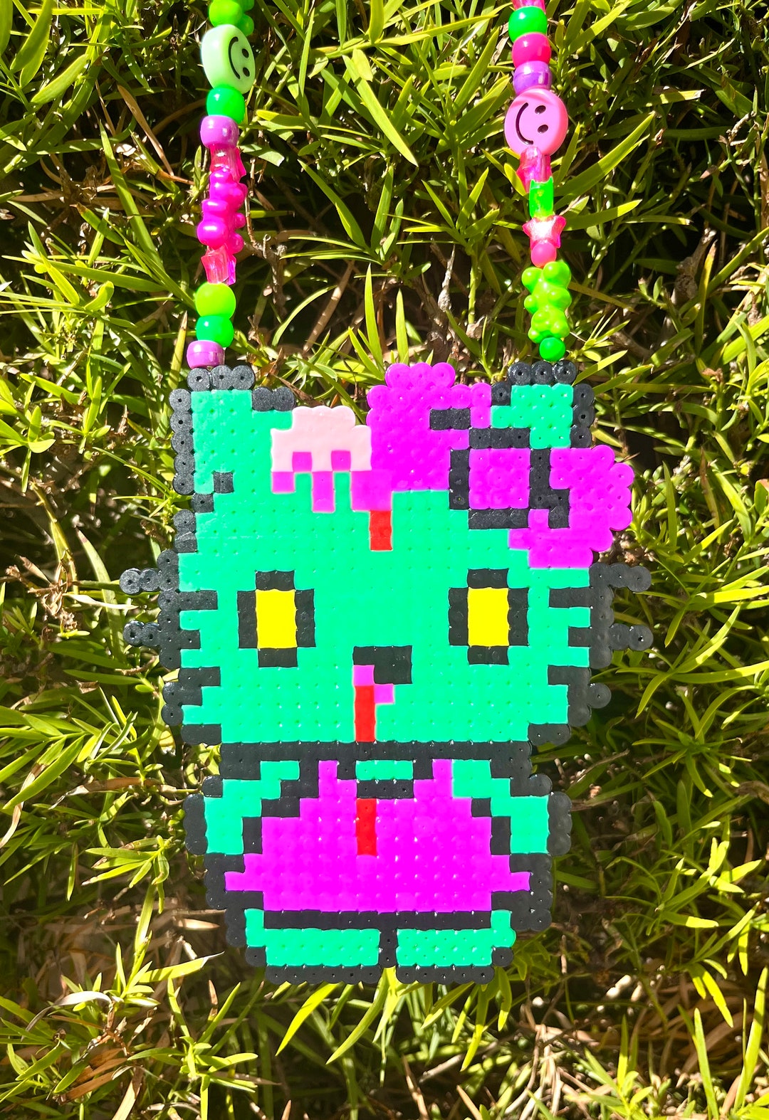 Rave Perler Zombie Hello Kitty - Etsy