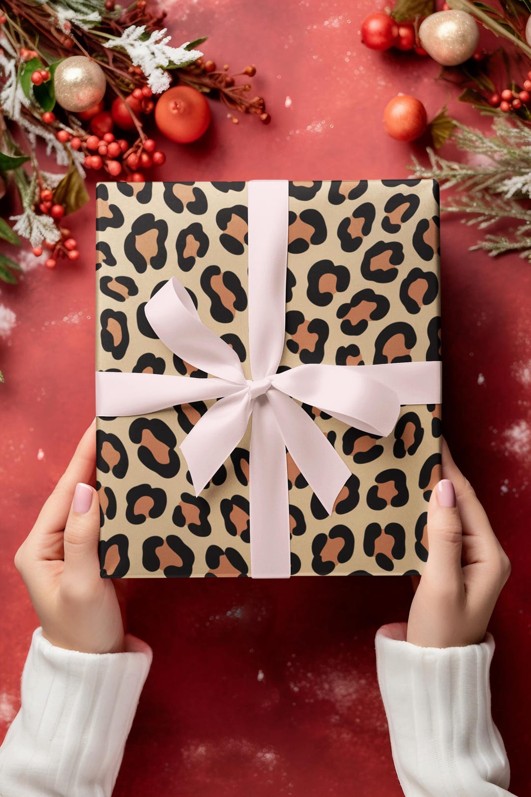 Leopard Print Gift Wrap, Stylish Packaging, 90 GSM Fine Art Paper - Etsy