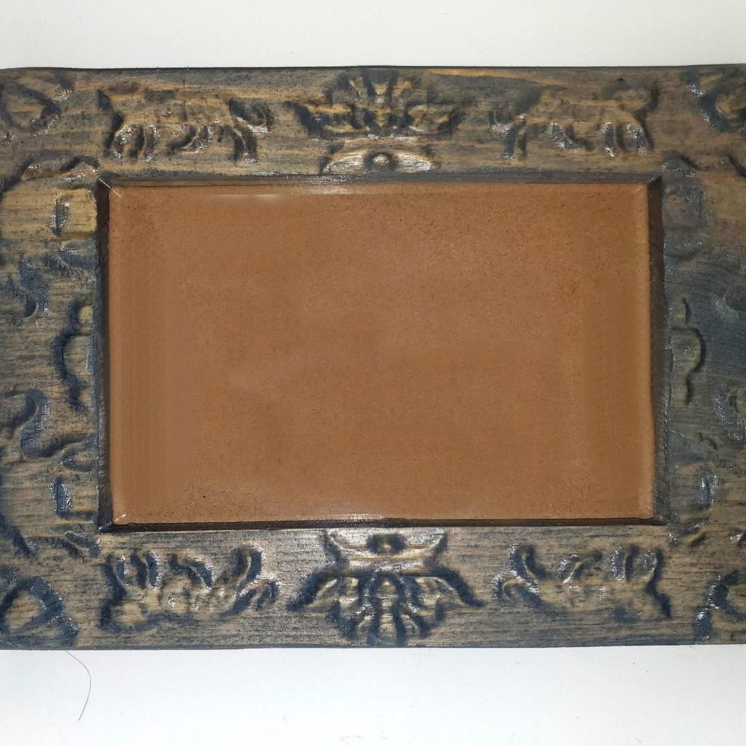 4x6 African Themed Tiger and Elephant Handcrafted Picture Frame - Etsy