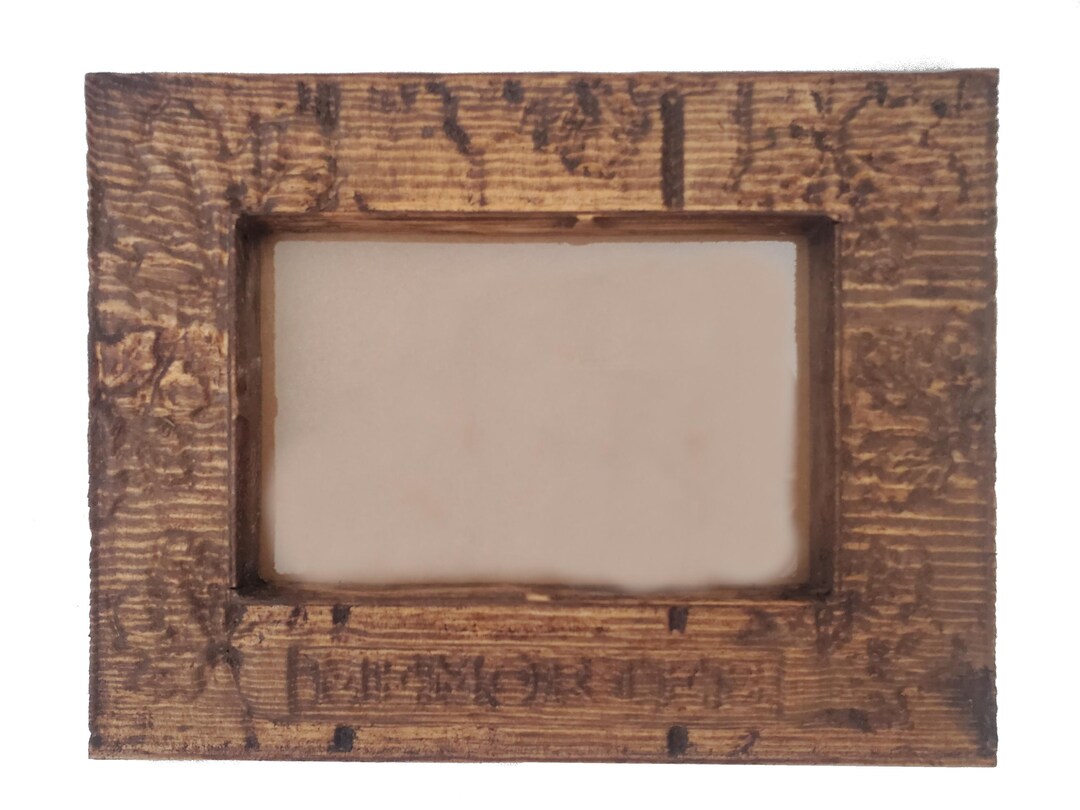 5x7 Handcrafted Picture Frame Maple Leaf Fall Memories - Etsy