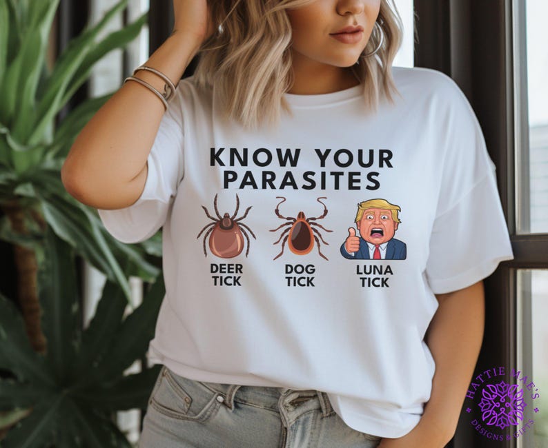 Know Your Parasites Deer Tick Dog Tick Luna Tick Anti-trump Sweatshirt ...