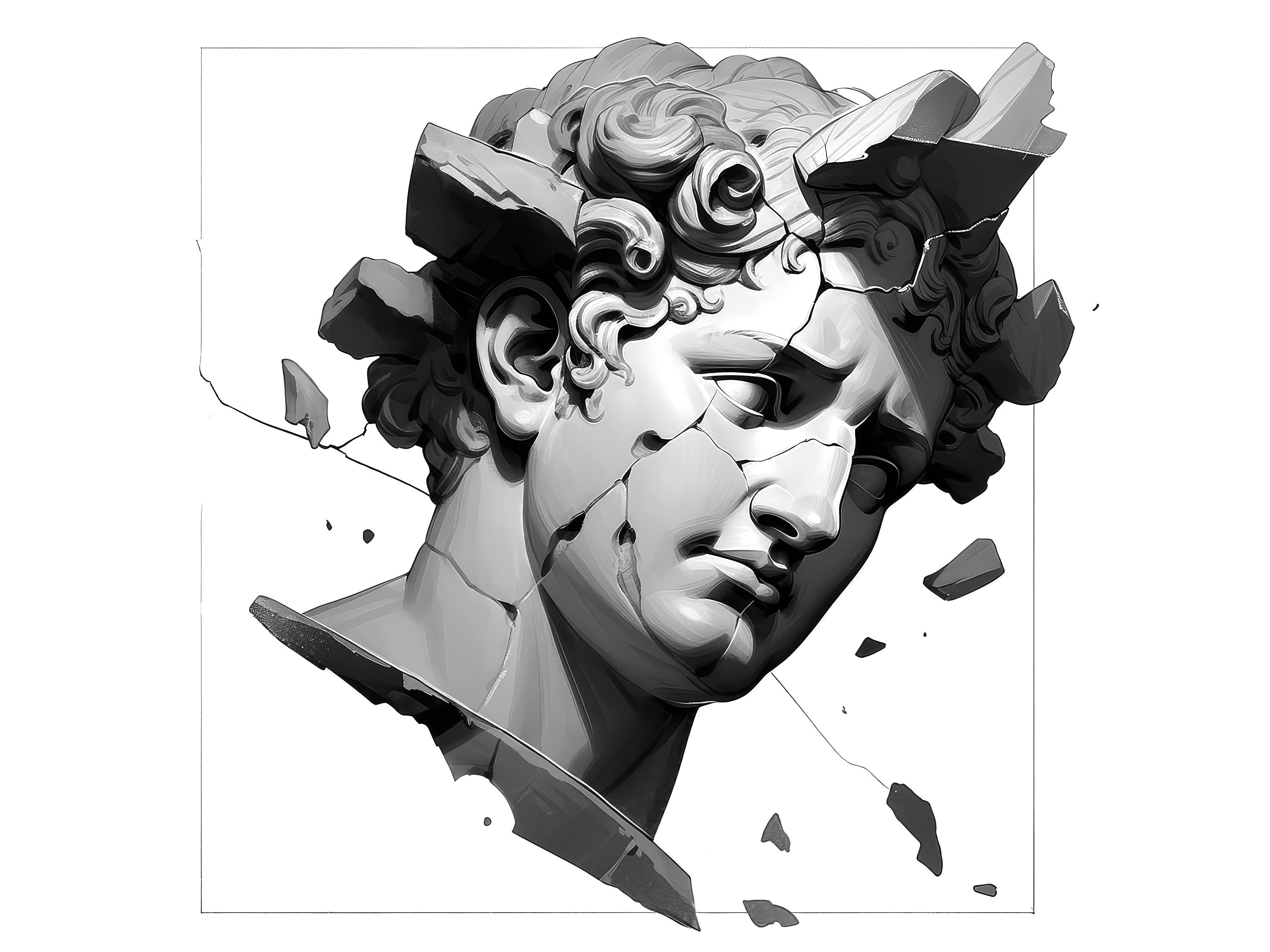 50 Greek Apollo Designs INSTANT DOWNLOAD Greek Mythology Stamps Tattoo ...