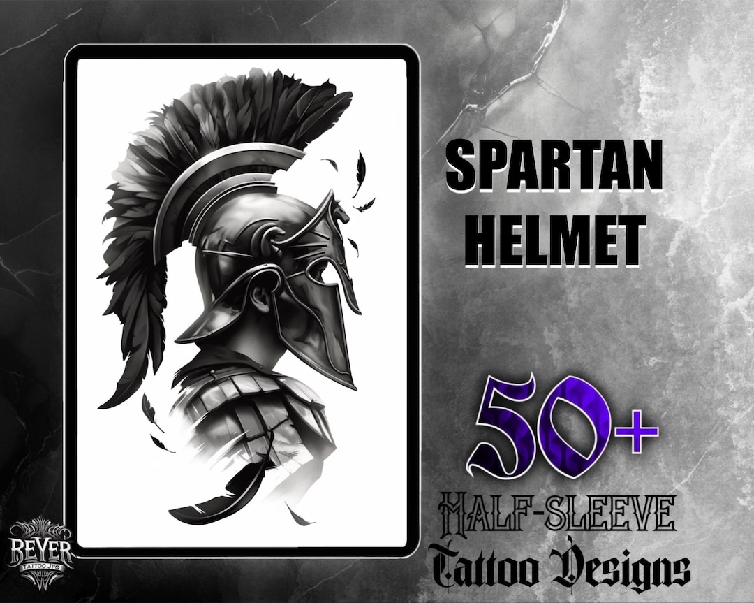 Spartan Helmet JPG Set | 50 High-quality Digital Images | Unique ...