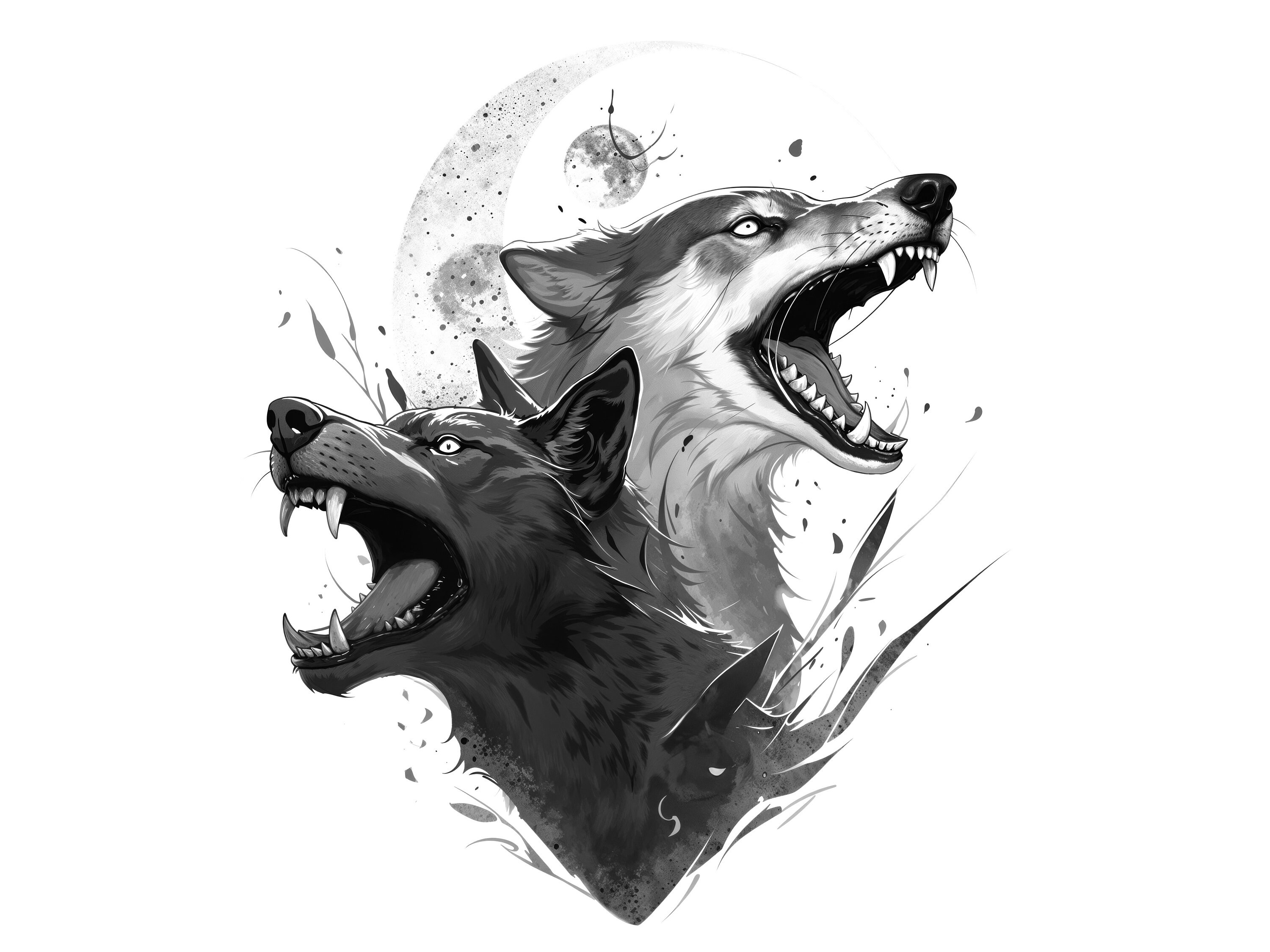 50 Nordic Fenrir Designs INSTANT DOWNLOAD Nordic Mythology Stamps ...