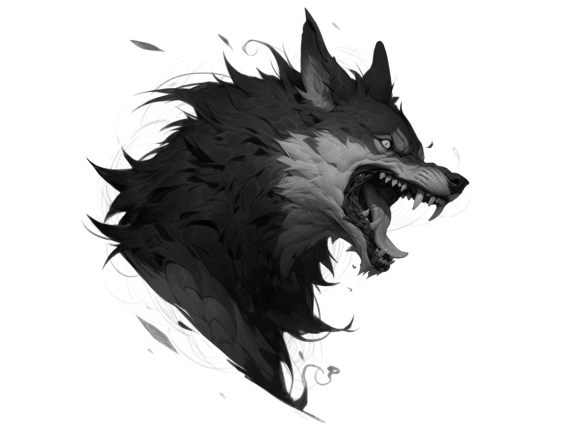 50 Nordic Fenrir Designs INSTANT DOWNLOAD Nordic Mythology Stamps ...