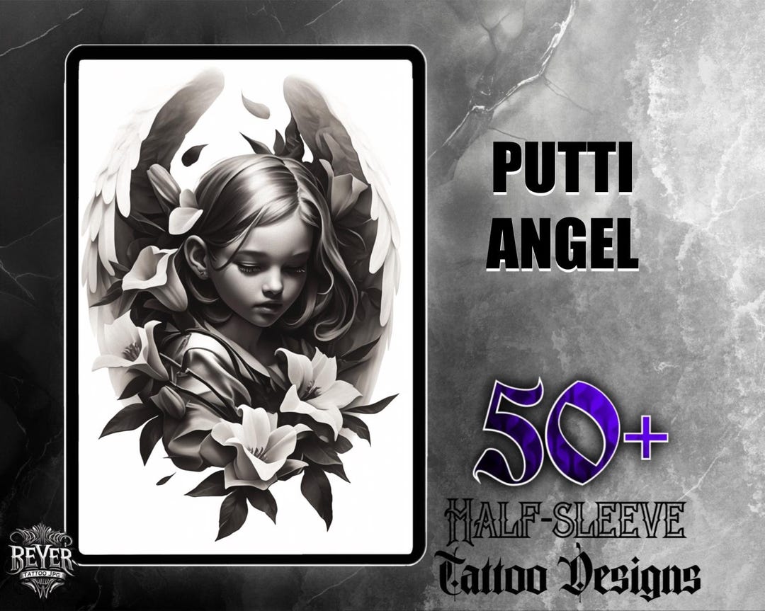 Putti Angel JPG Design Set | 50 High-quality Digital Images | Unique ...