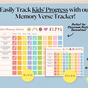 Sunday School Memory Verse Kit | Memory Verse Cards | Memory Verses for ...