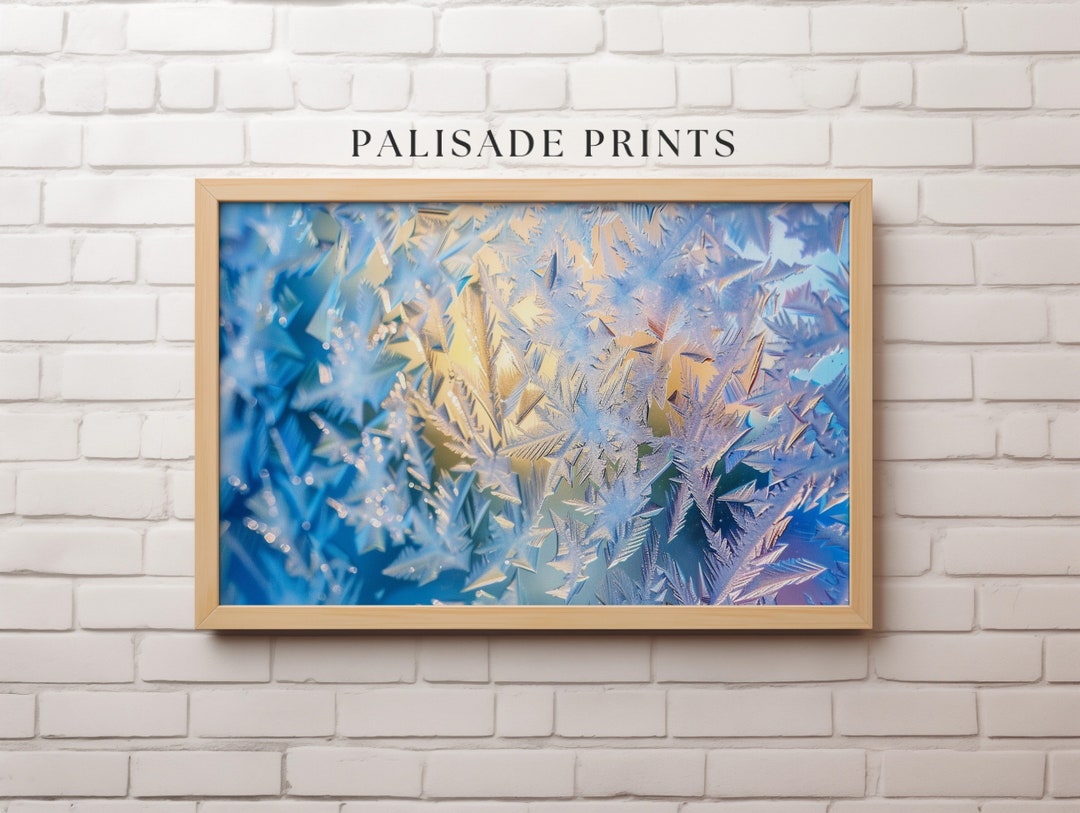 Printable Frost Vintage Landscape Landscape Painting Landscape Print ...