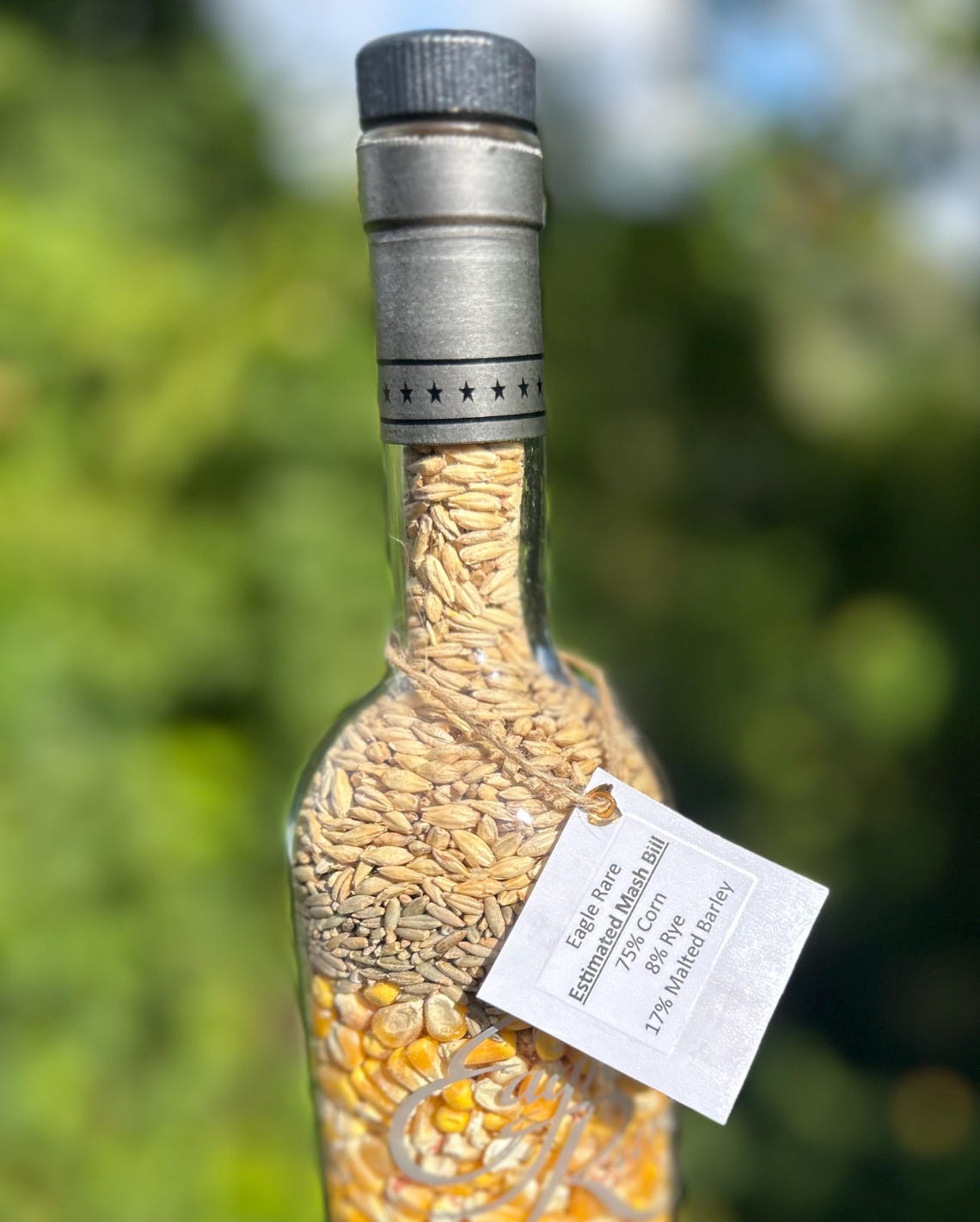 Eagle Rare Mash Bill Visualization Bottle - Etsy
