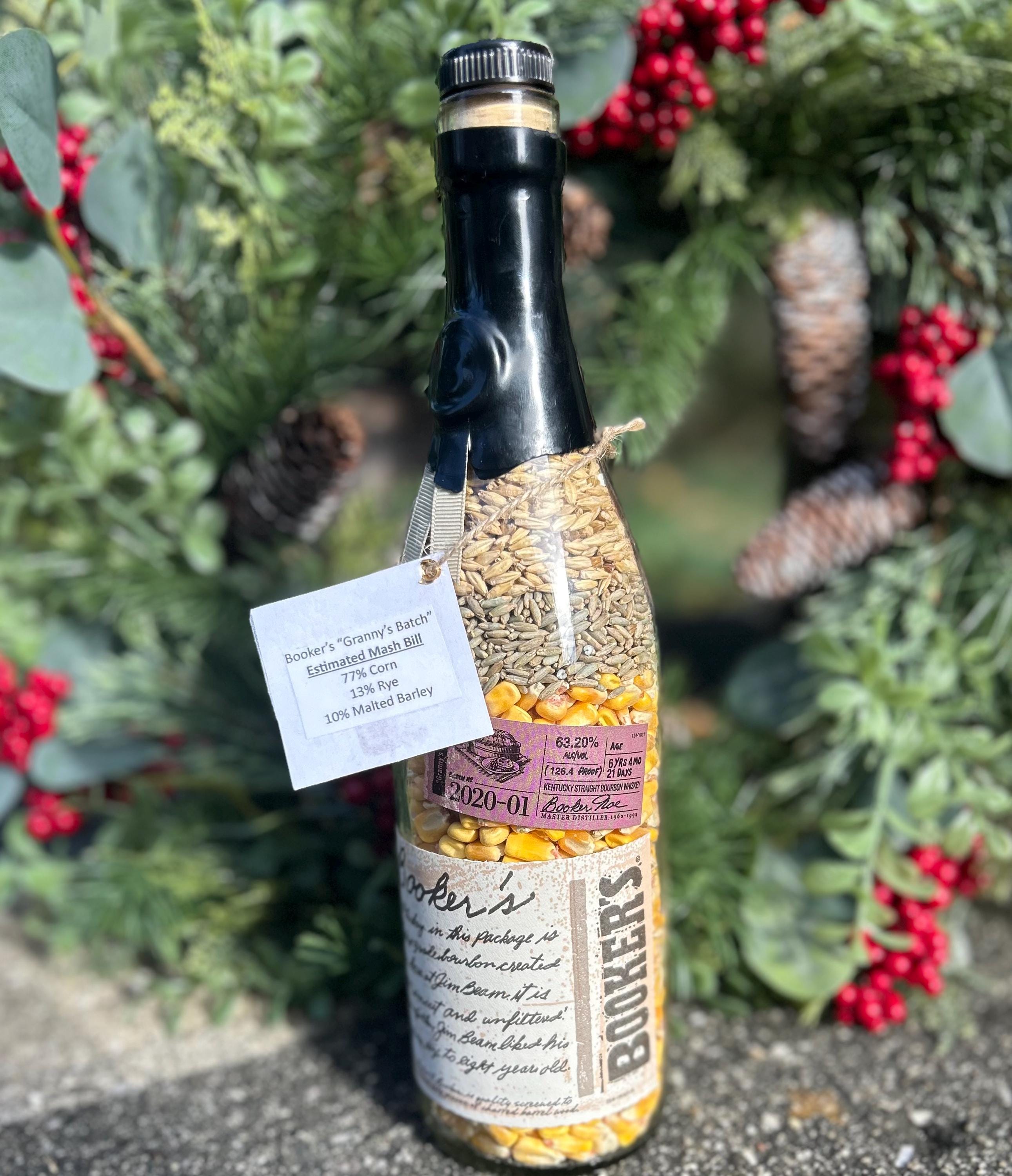 Booker's 2020-01 "granny's Batch" Mash Bill Visualization Bottle - Etsy