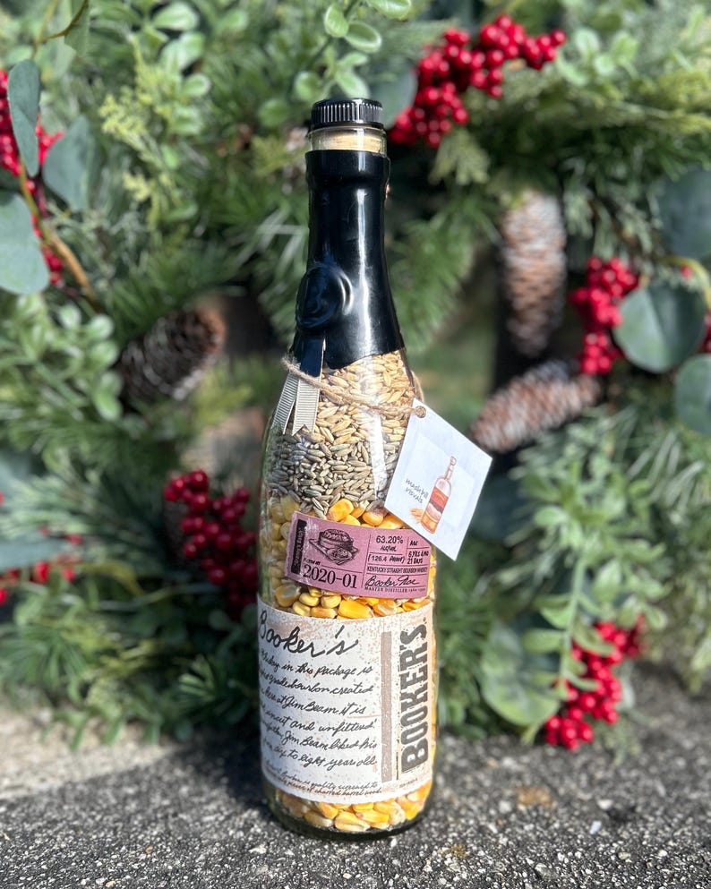 Booker's 2020-01 "granny's Batch" Mash Bill Visualization Bottle - Etsy