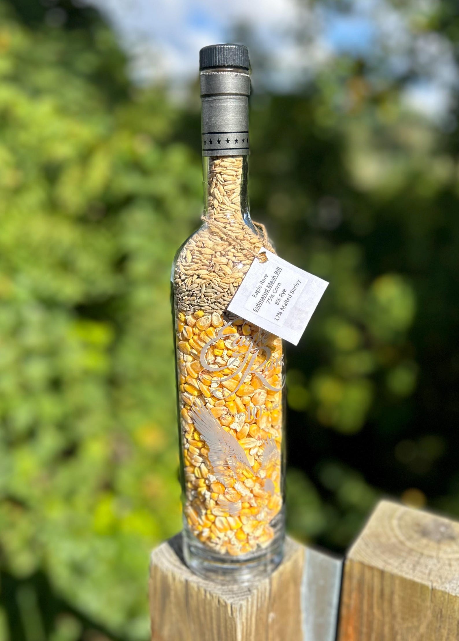 Eagle Rare Mash Bill Visualization Bottle - Etsy
